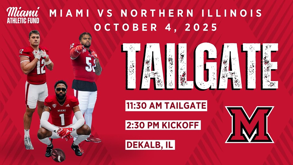 Miami Tailgate for the NIU game - MiamiHawkTalk